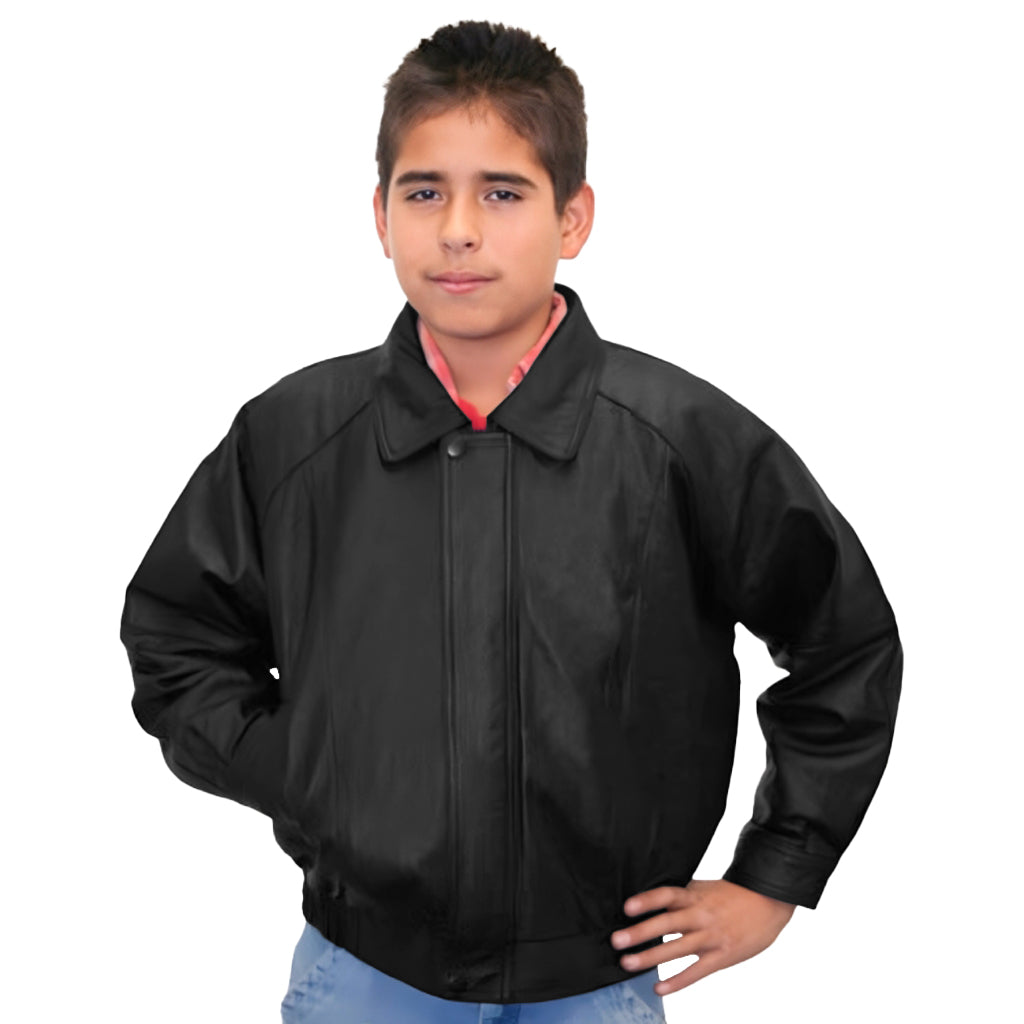KIDS K5 BOMBER LEATHER JACKET – San Diego Leather