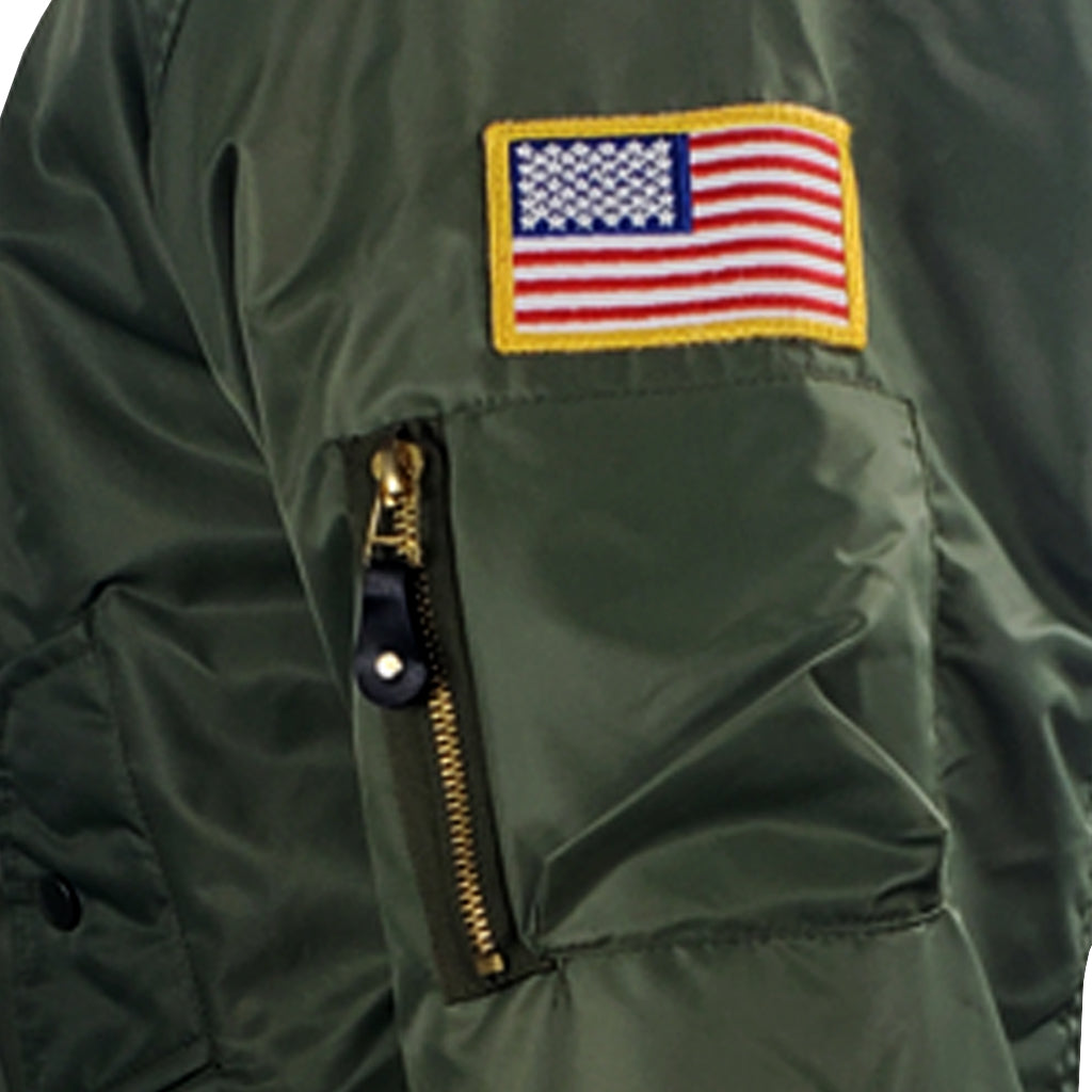 KIDS KMA1 NYLON BOMBER JACKET – San Diego Leather
